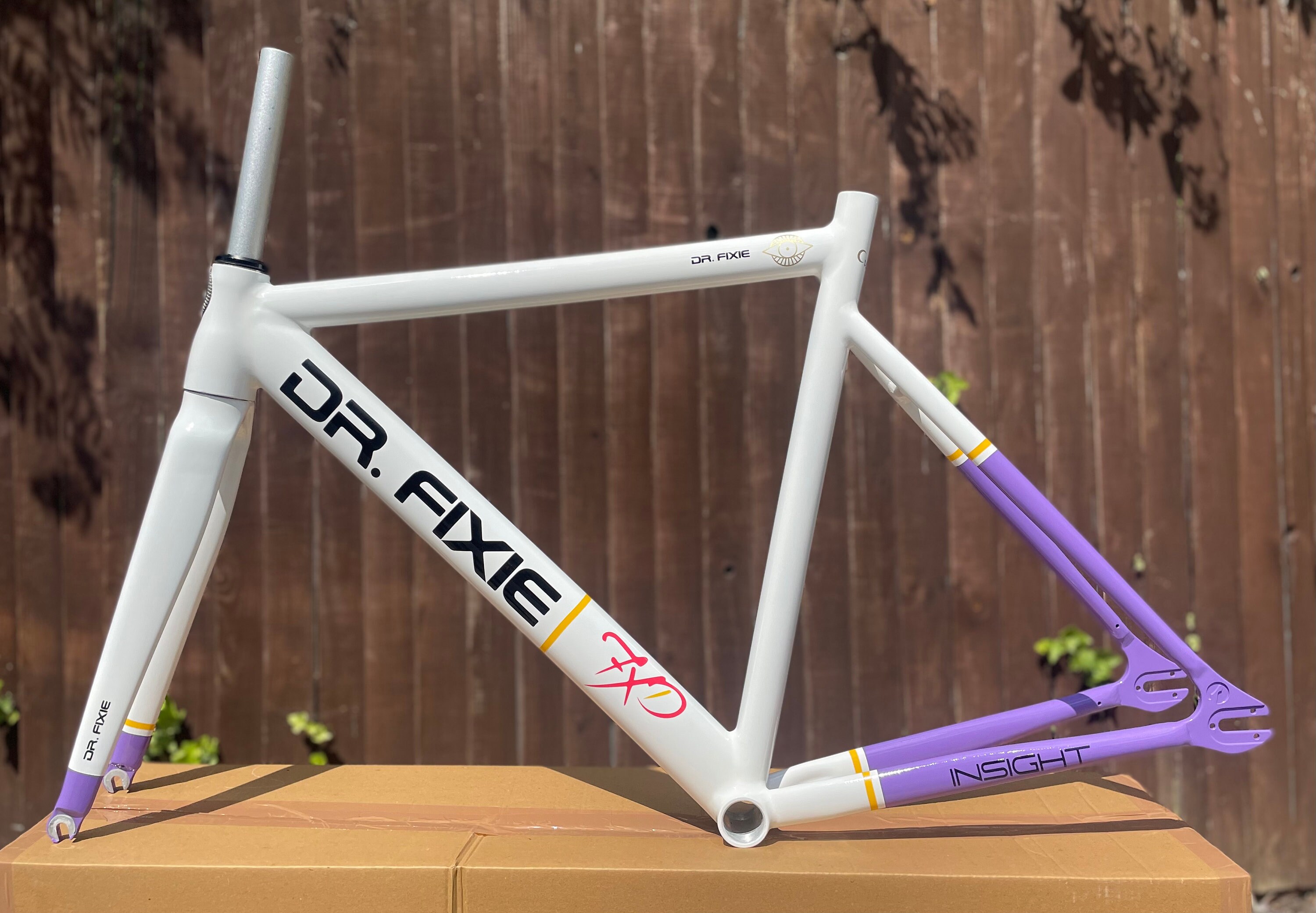 White Aqua Colored Fixie