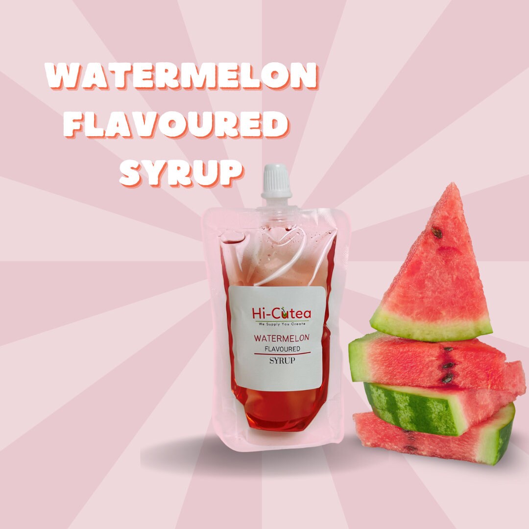 Watermelon Flavoured Syrup for Summer Drinks, Desserts, Soda Stream ...