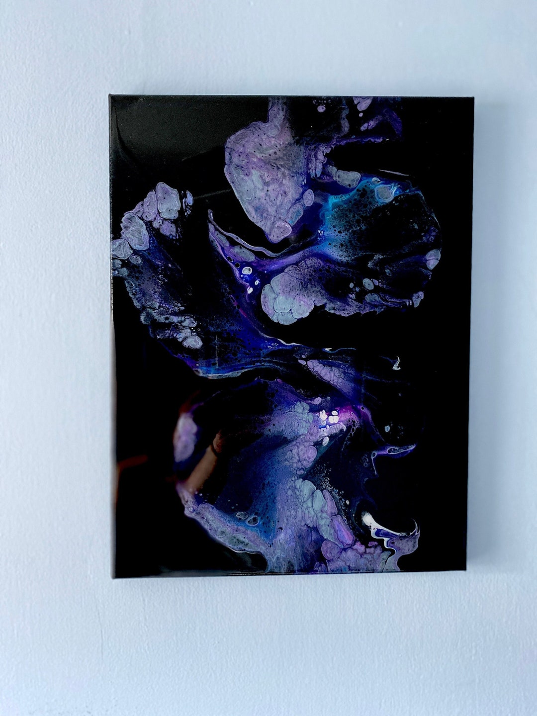 Deep-sea Abstract Painting - Acrylic Dutch Pour - Etsy