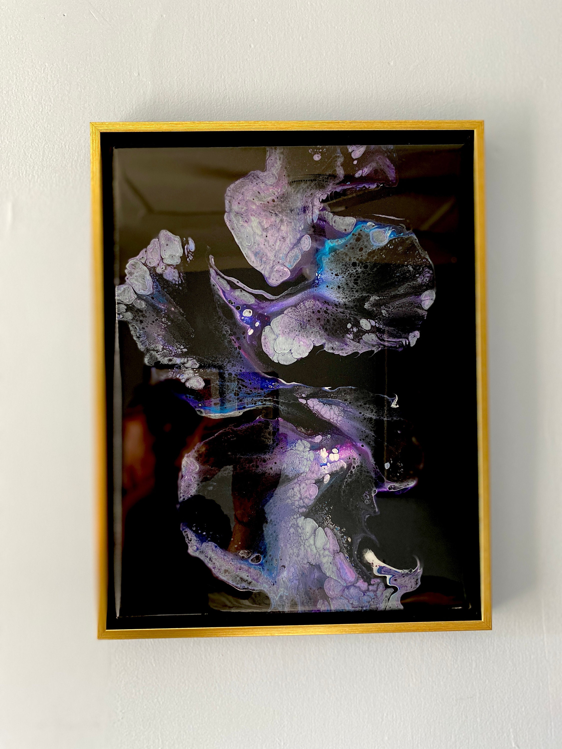 Deep-sea Abstract Painting Acrylic Dutch Pour - Etsy