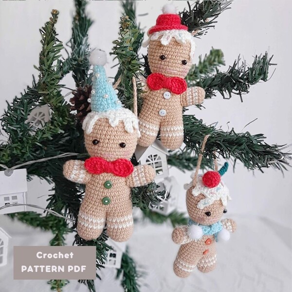 Gingerbread Crochet Pattern - Etsy