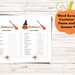 Printable Halloween Games Bundle--word Scramble, Candy Dice, & Think ...