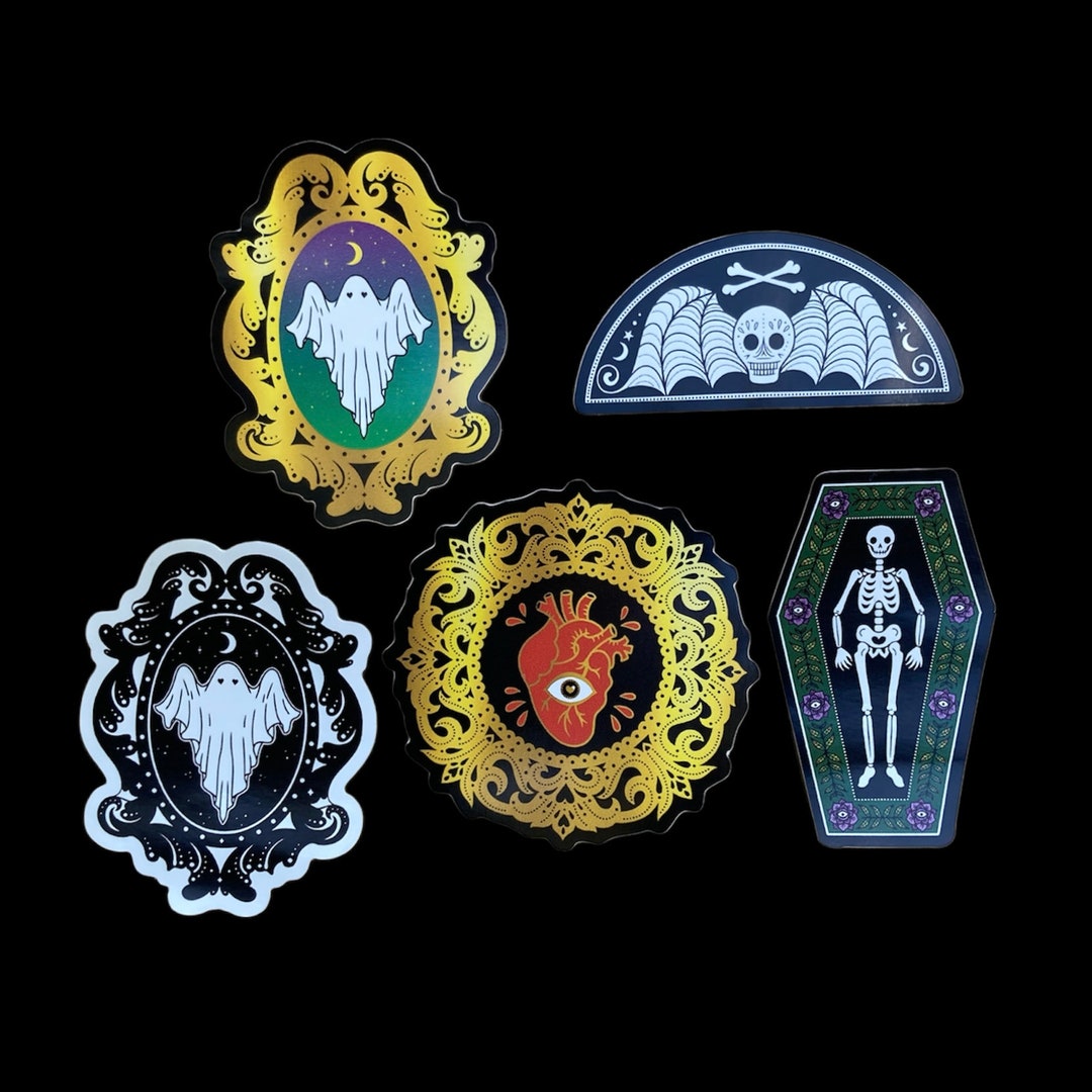 Memento Mori Sticker Pack Death & Mourning Water Proof Vinyl Stickers ...