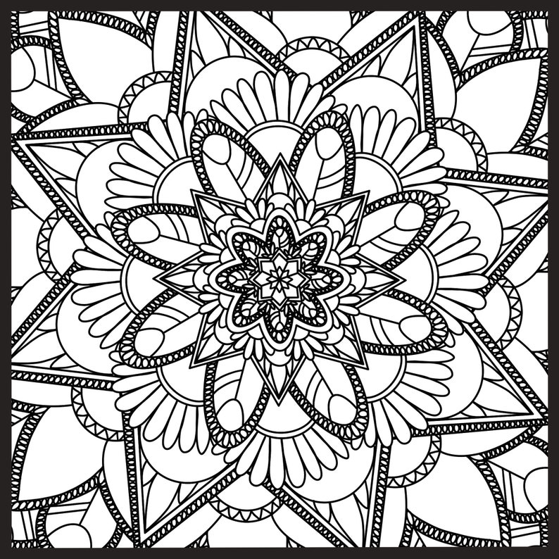 28 Days of Mandalas Physical Adult Coloring Book 28 Designs for ...