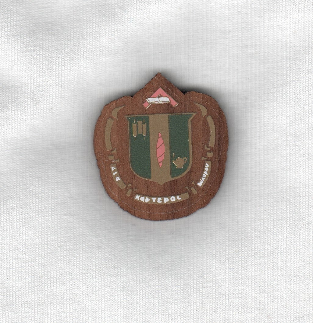 Delta Zeta -- 1.5" Mini Wood Crest - Etsy