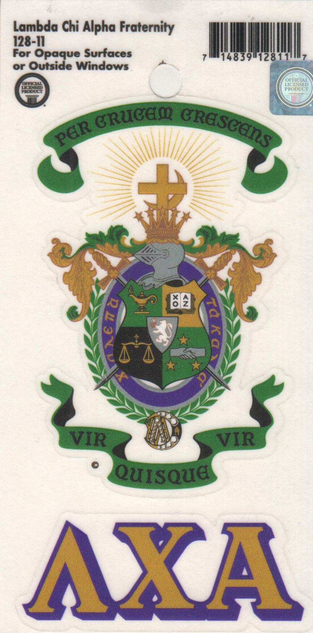 Lambda Chi Alpha - Crest Sticker - Etsy