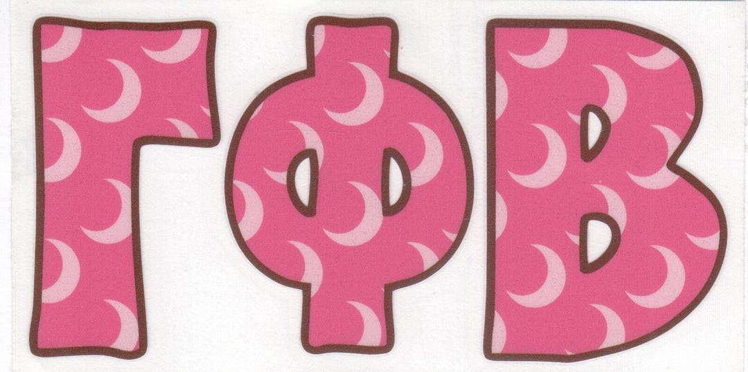 Gamma Phi Beta - Mascot Sticker - Etsy