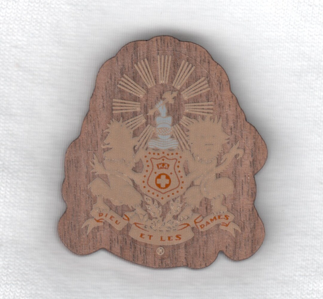 Kappa Alpha Order -- 1.5" Mini Wood Crest - Etsy