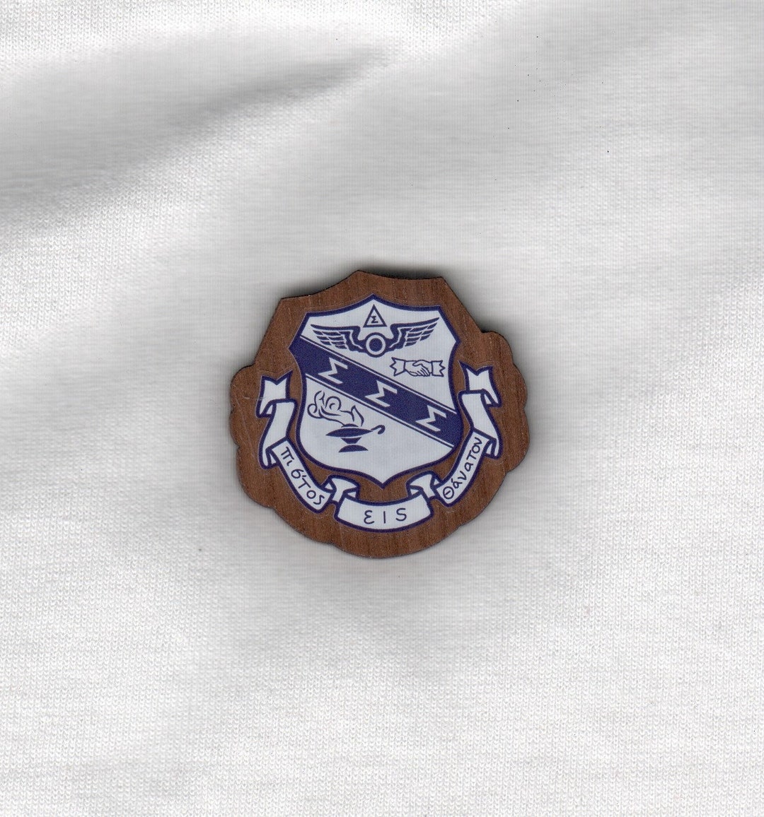 Sigma Sigma Sigma -- 1.5" Mini Wood Crest - Etsy