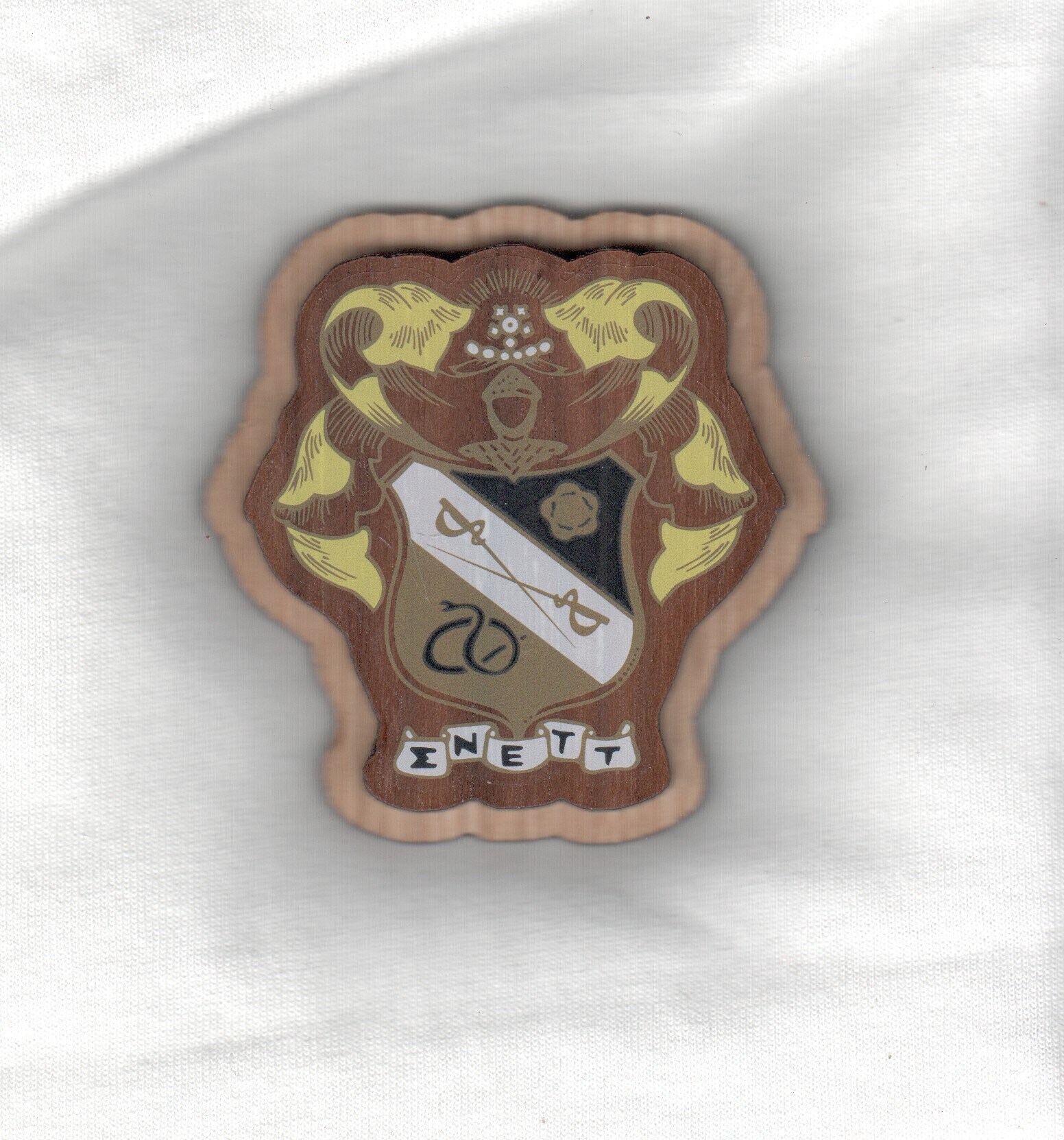 Sigma Nu 3.0 Double Layer Wooden Crest - Etsy