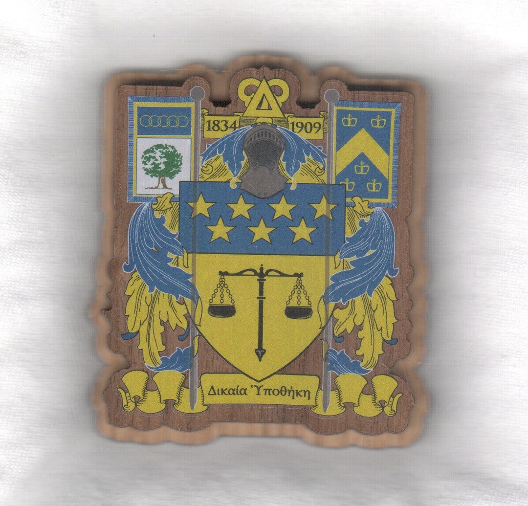 Delta Upsilon -- 3" Double Layer Wooden Crest - Etsy