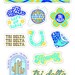 Phi Mu Girl Power Stickers - Etsy
