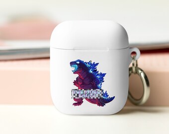 Godzilla Censored Airpods Pro Case, Colorful Design Japan, Cover Apple ...
