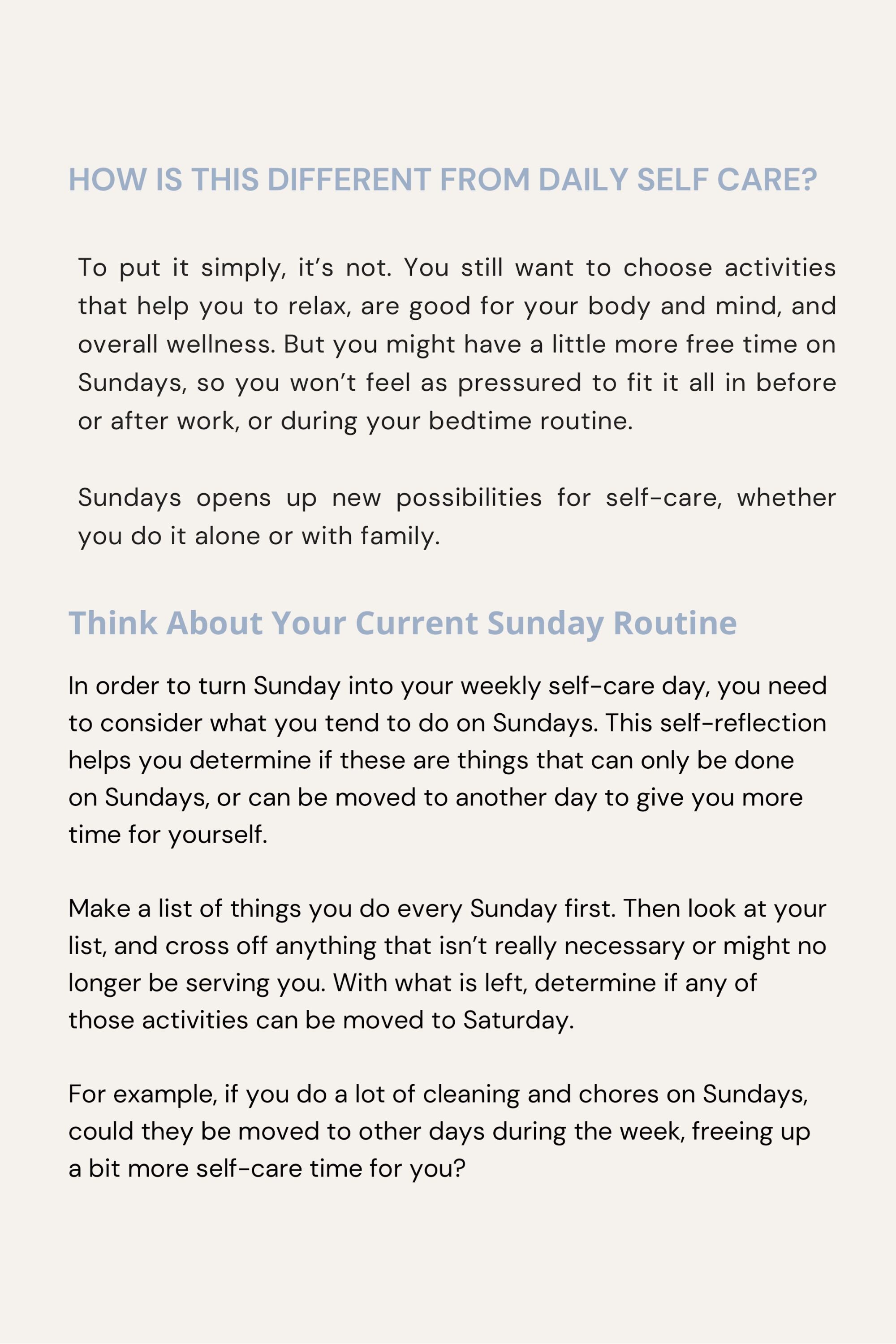 Self Care Sunday Self Care Plan Self Care Tips Self Care Strategies - Etsy