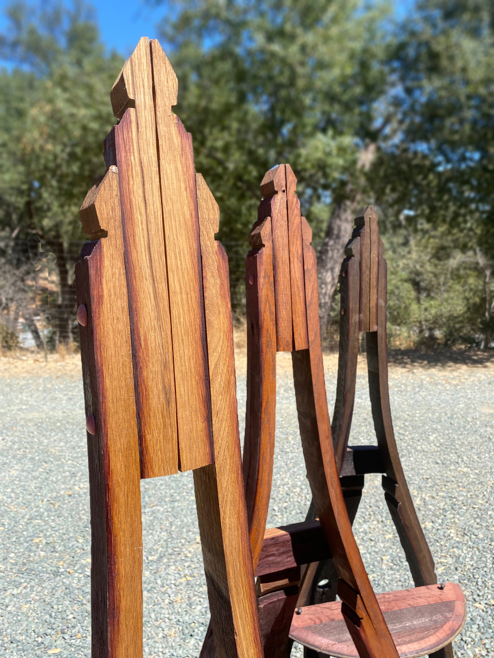 Artisan Crafted Recycled Wine Barrel Easel for Weddings, Business and ...