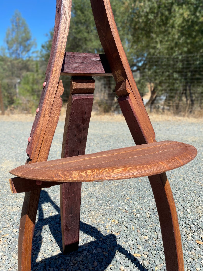 Artisan Crafted Recycled Wine Barrel Easel for Weddings, Business and ...
