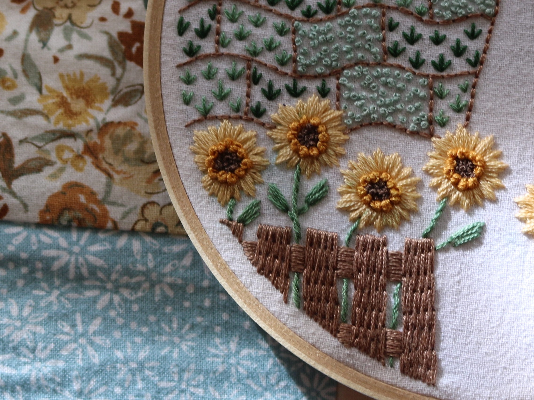 Homestead Garden - Hand Embroidery Pattern PDF - Instant Digital ...