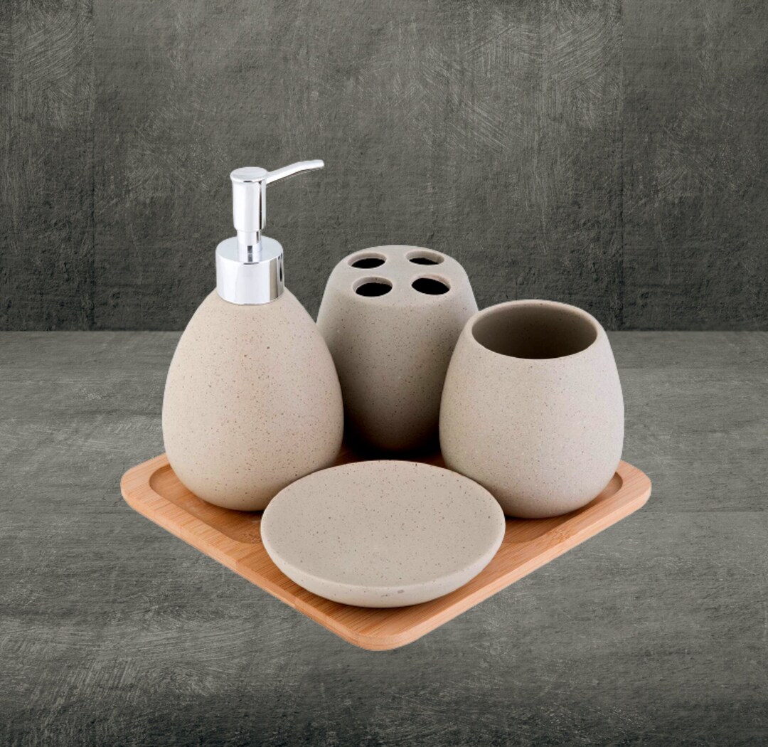Bathroom Accessories Sand Stone Ceramic Spar Style Soap - Etsy