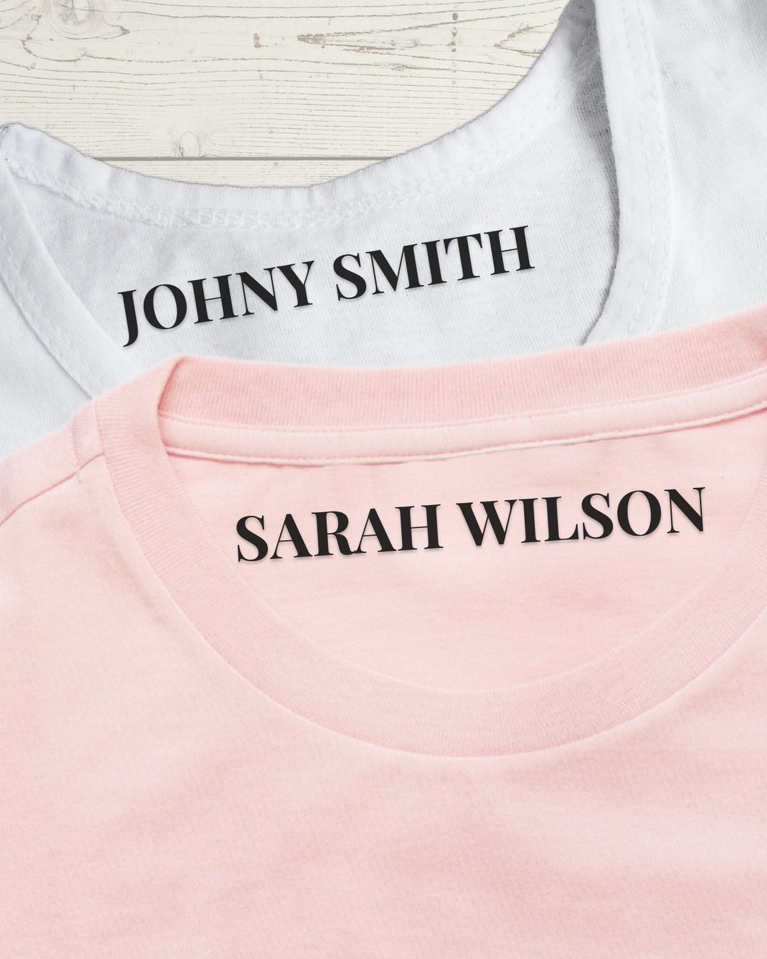 Fully Customizable Name Labels for Clothes - Etsy