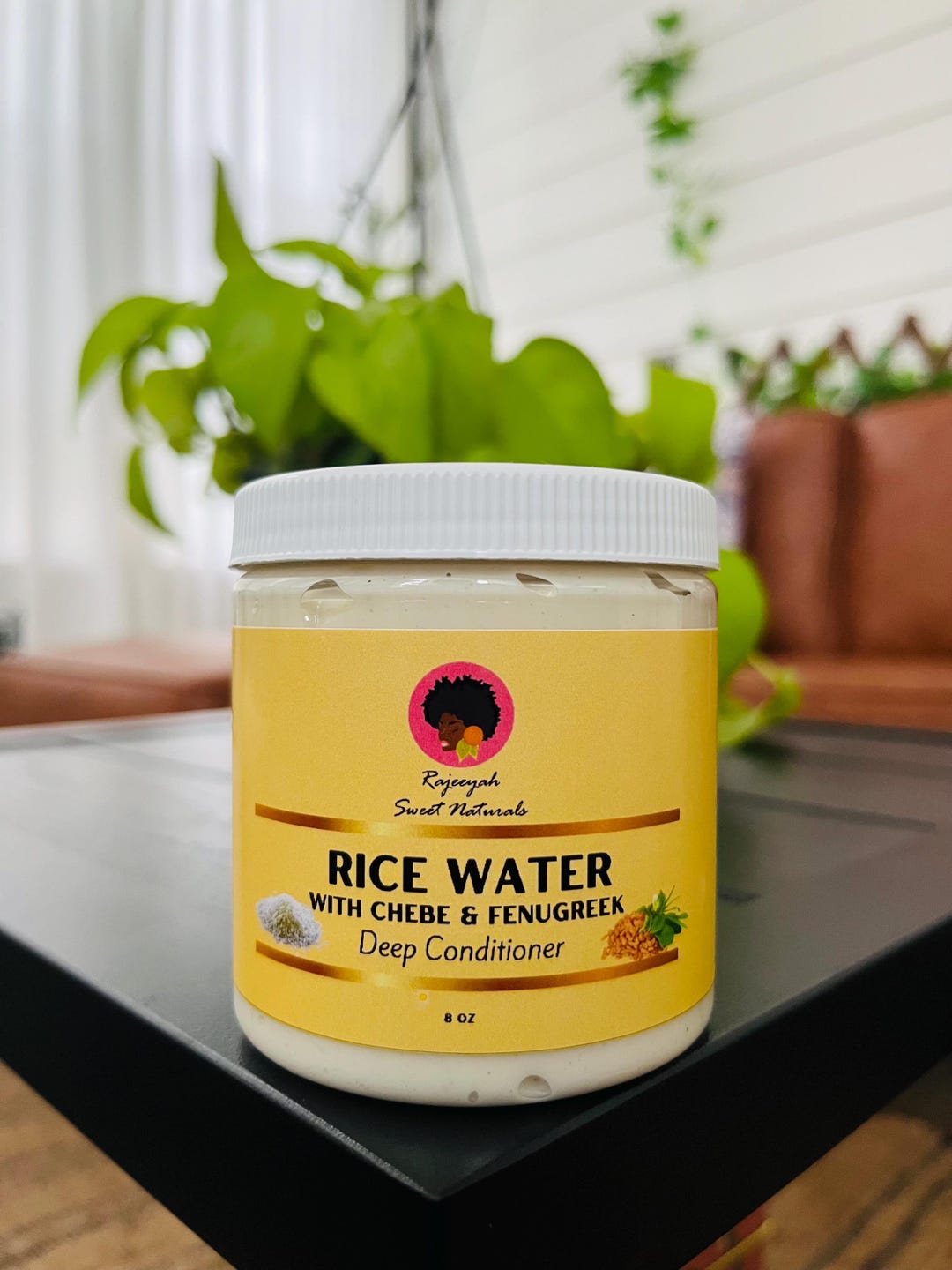 Hair Growth Treatment| Rice Water & Chebe Deep Conditioner, Fenugreek ...
