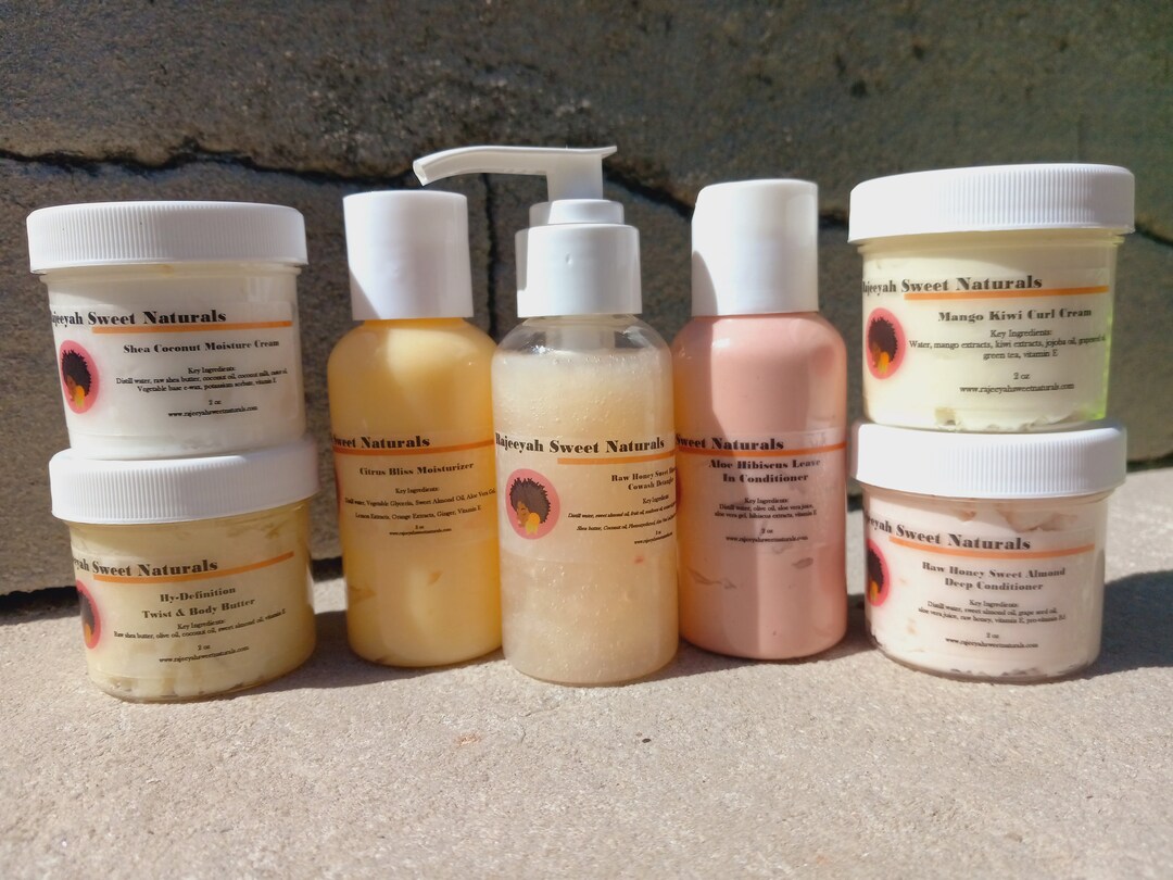 Curly Hair Products Samples Gift Box - Etsy