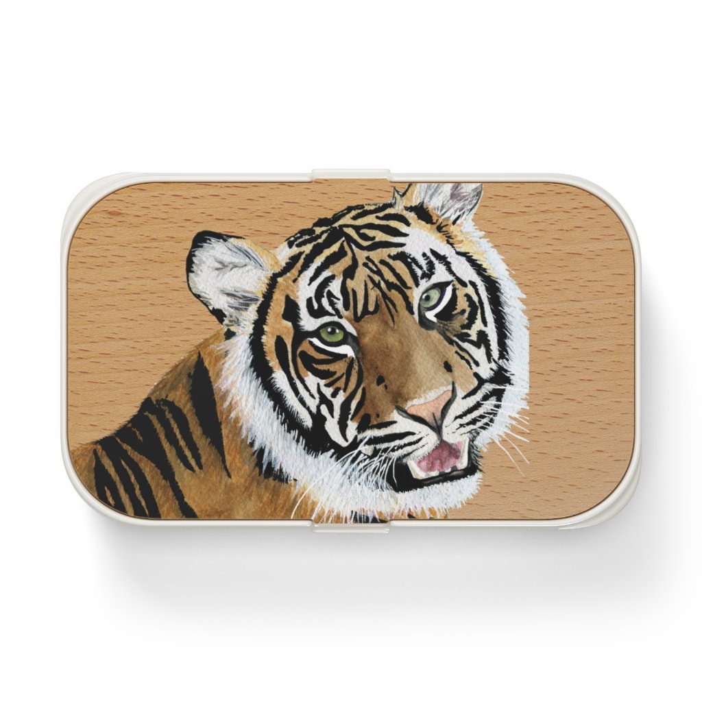 Tiger Bento Box, Lunch Box, Snack Box - Etsy