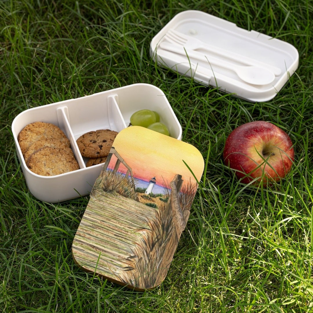 Sunset Lighthouse, Bento Box, Lunch Box, Snack Box - Etsy