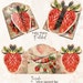 Strawberry Folio Junk Journal Kit Printable Folio Pages Summer Fruit ...