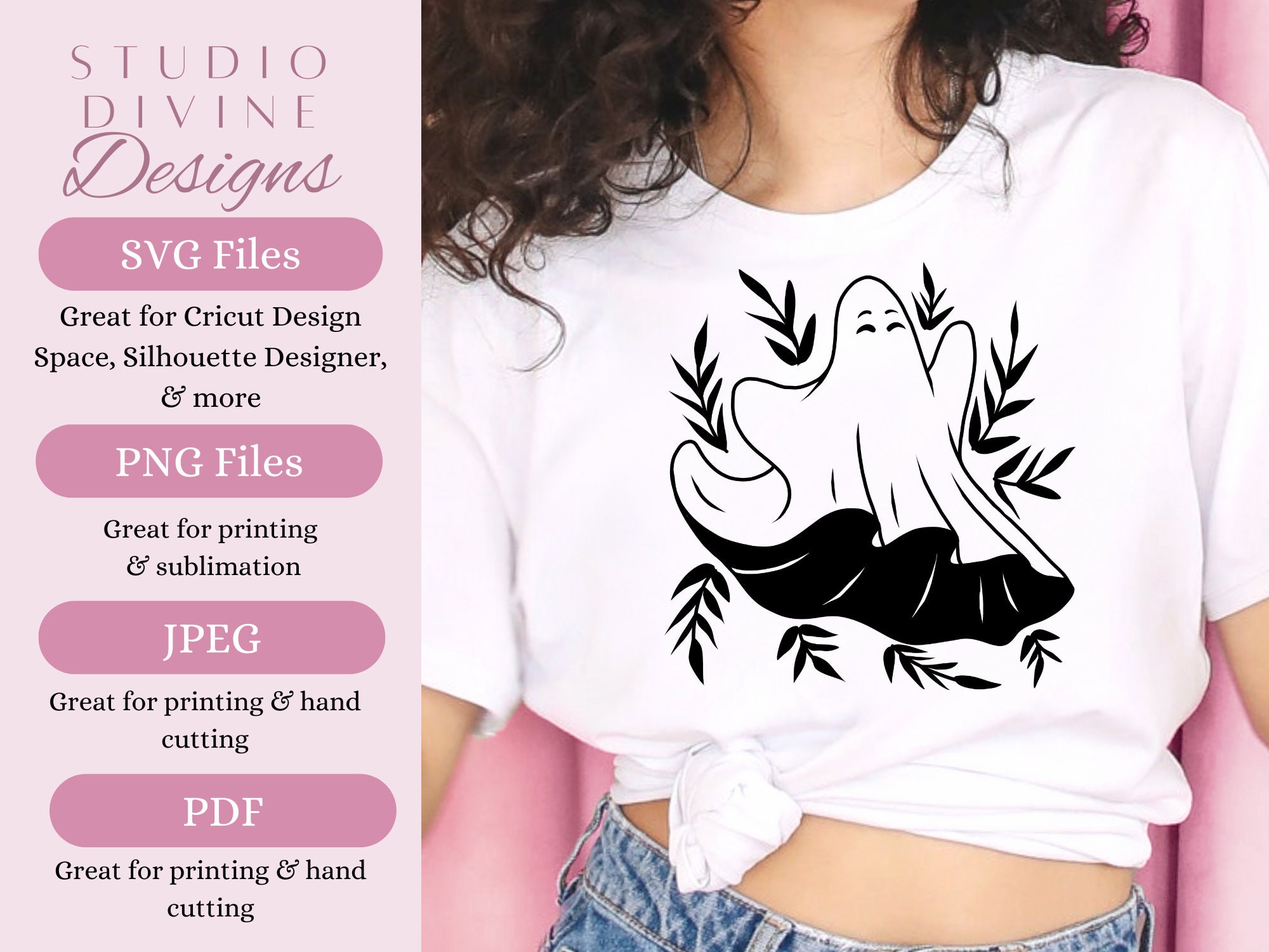 Halloween SVG Bundle, Celestial Ghost SVG Bundle, Mystical Witchcraft ...