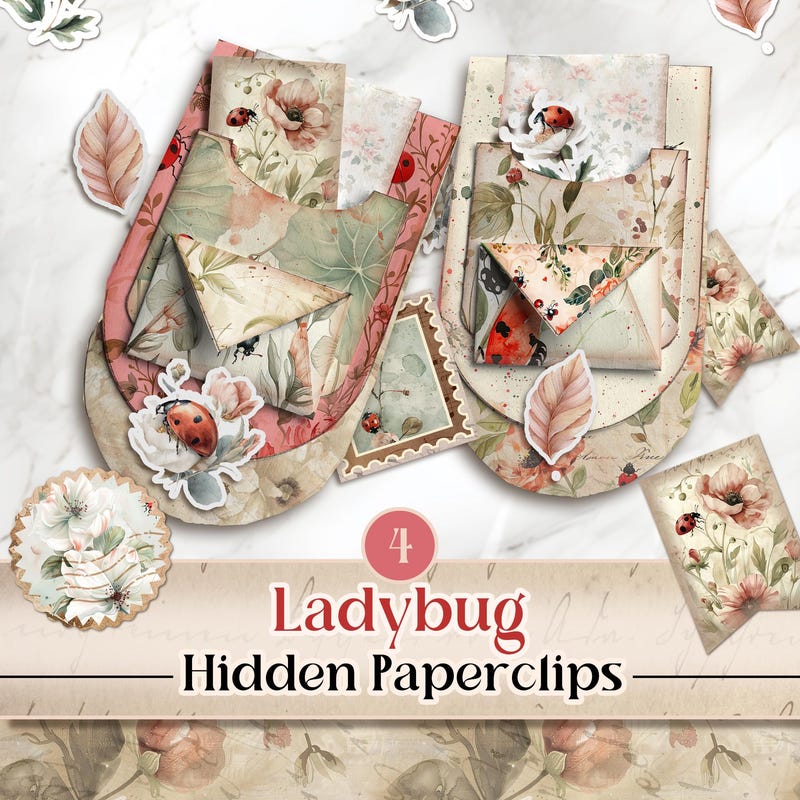 Junk Journal Kit Lady Bug - Etsy
