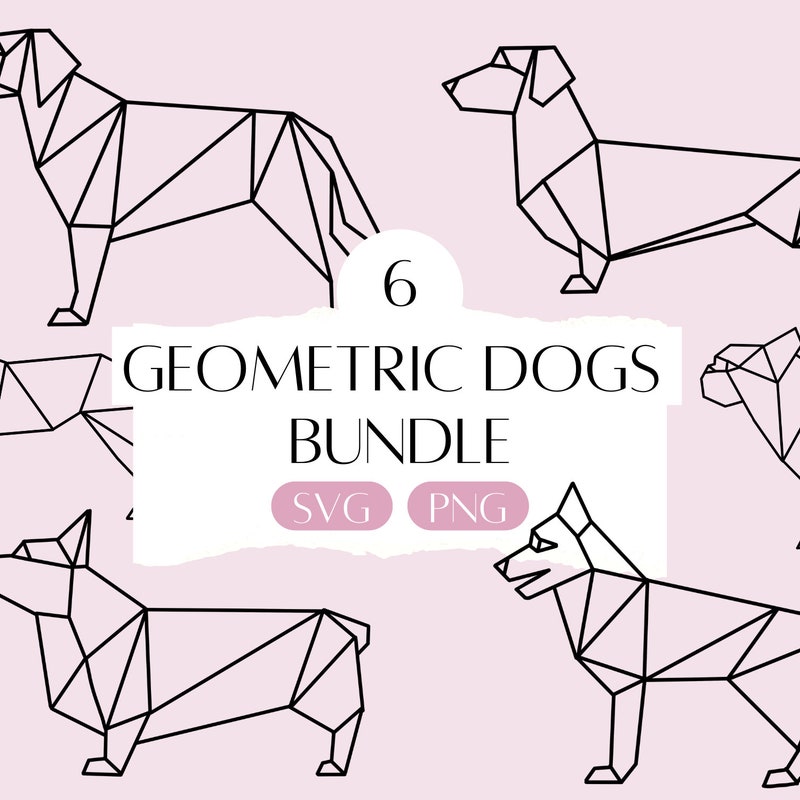 Geometric Animals Svg - Etsy
