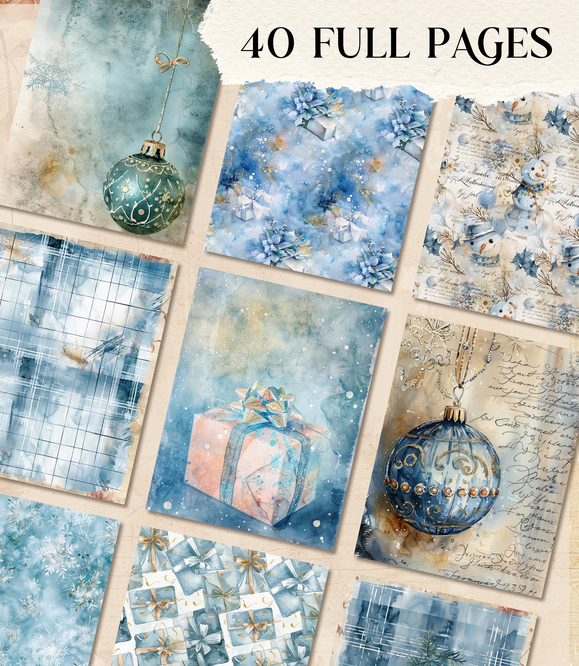 Christmas Junk Journal Kit Printable Holiday Junk Journal Christmas ...