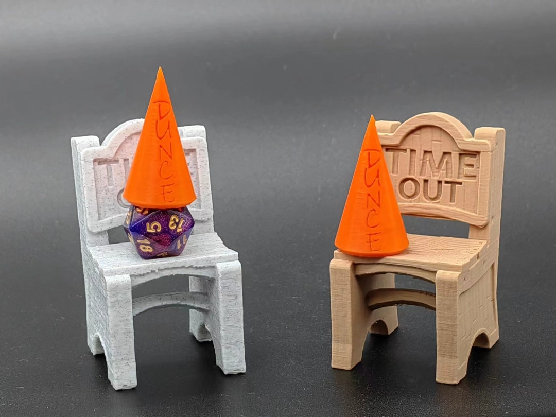 Chair of Shame! Time Out Dice Jail | Tabletop Fantasy Role Playing RPG ...