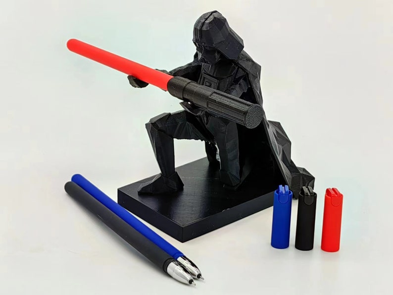 Darth Vader Pen Holder Star Wars Light Saber Pen Include - Etsy