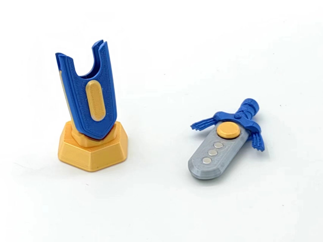 The Legend of Zelda Master Sword, 3D Printed Cute Master Sword, Mini ...