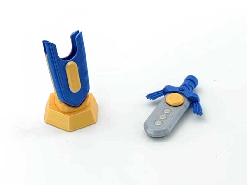 The Legend of Zelda Master Sword, 3D Printed Cute Master Sword, Mini ...