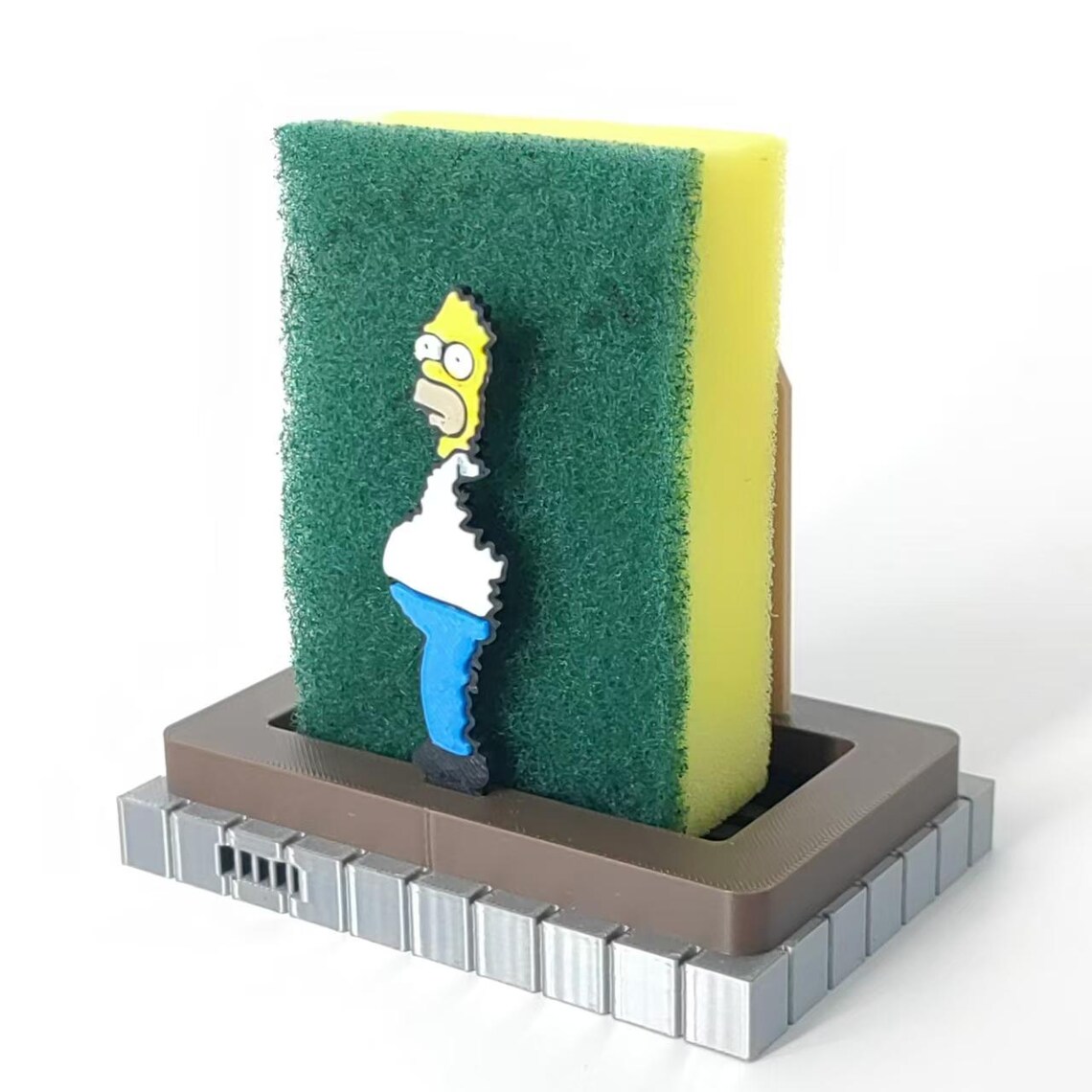 Homer Simpson Sponge Holder: 3D Printed Kitchen Accessory - Etsy