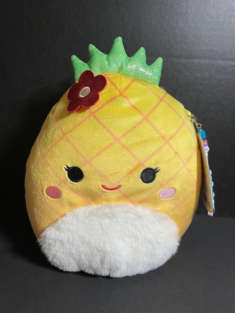 Squishmallow 8 Zyta Pineapple With Furry Belly W/custom - Etsy