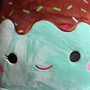 Squishmallow 12 Maya the Mint Ice Cream Sundae - Etsy