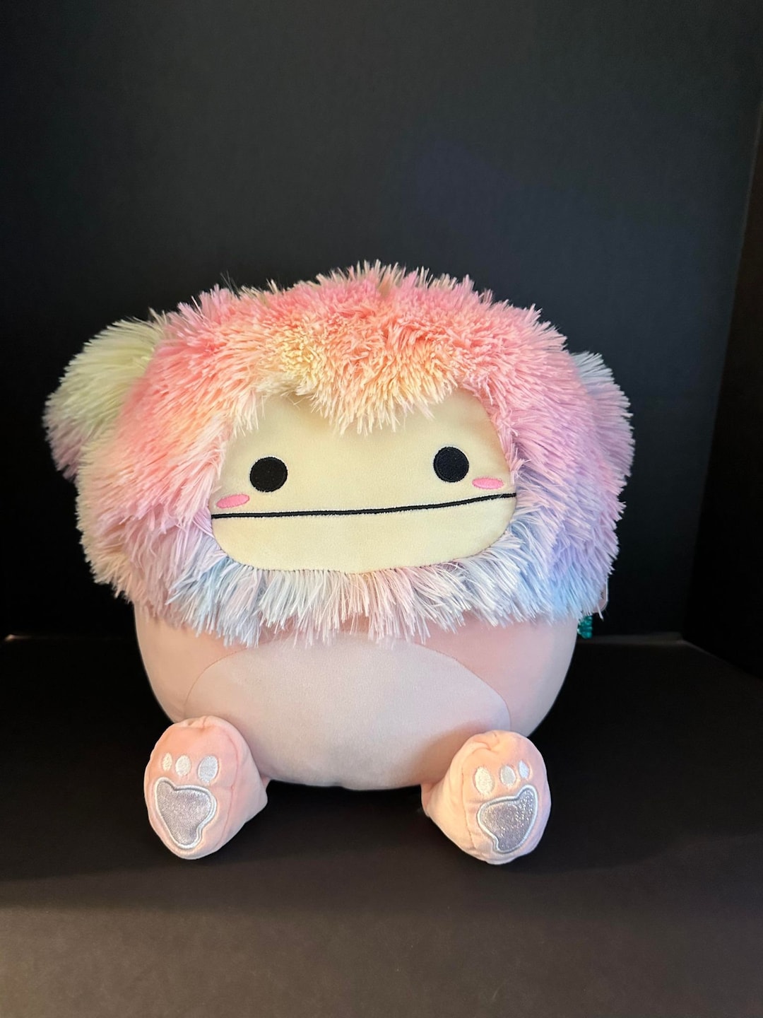 Squishmallow 12 Diane Bigfoot Sasquatch W/custom Hand-made Beaded I ...