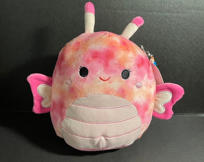 Squishmallow 16 Arona Pink Monarch Butterfly Appliqued Hearts W/custom ...