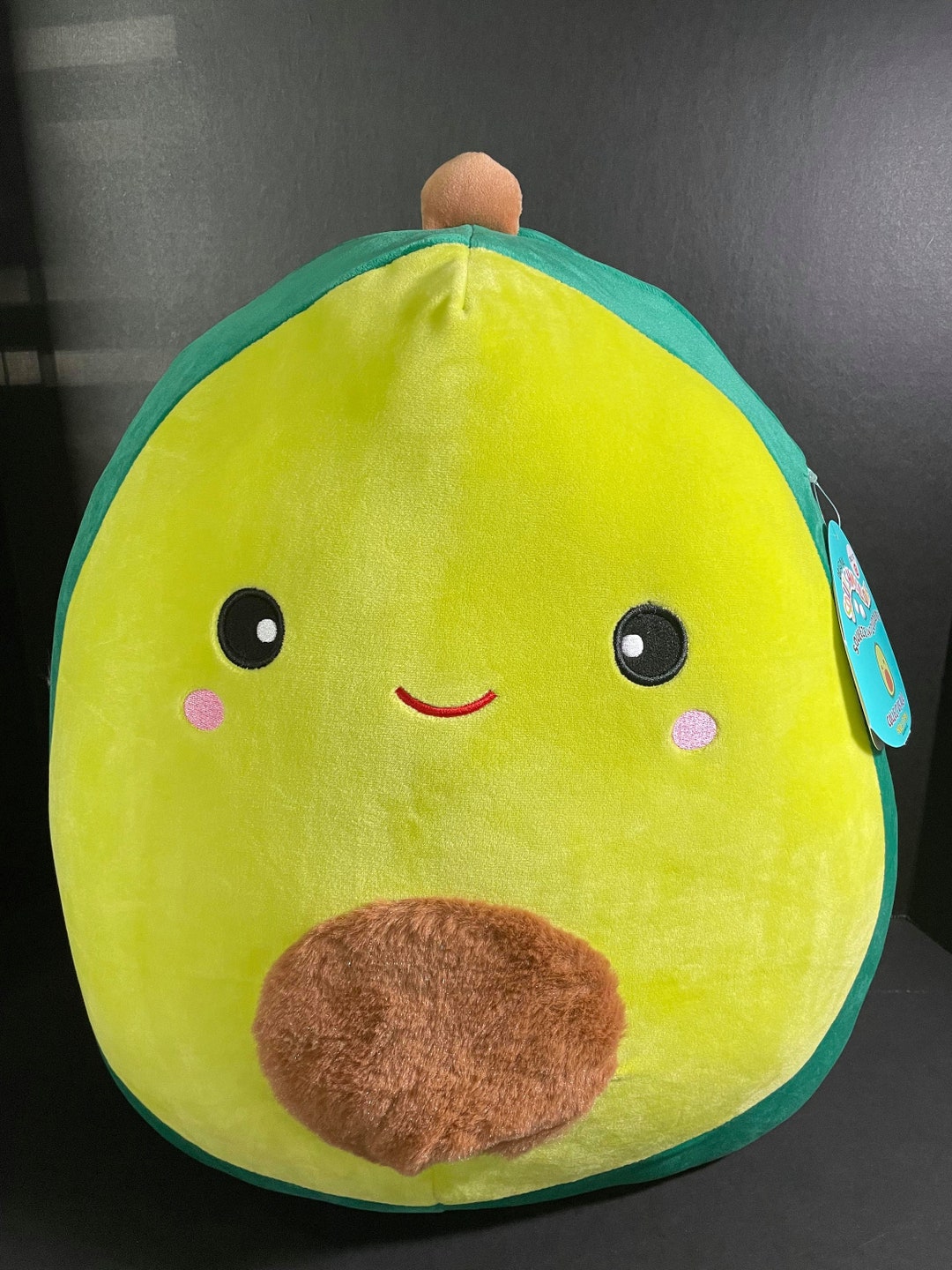 Squishmallow 16 Austin Avocado W/custom Hand-made Beaded - Etsy