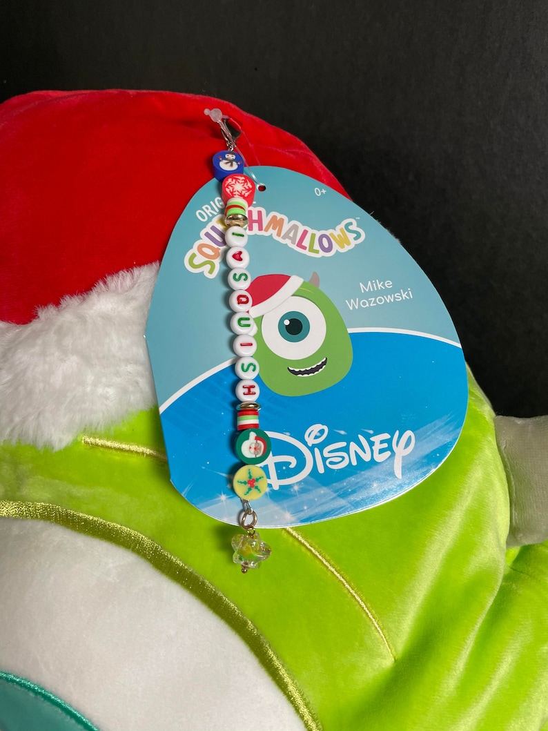 Squishmallow 8 Mike Wazowski Monster's Inc Santa Hat - Etsy