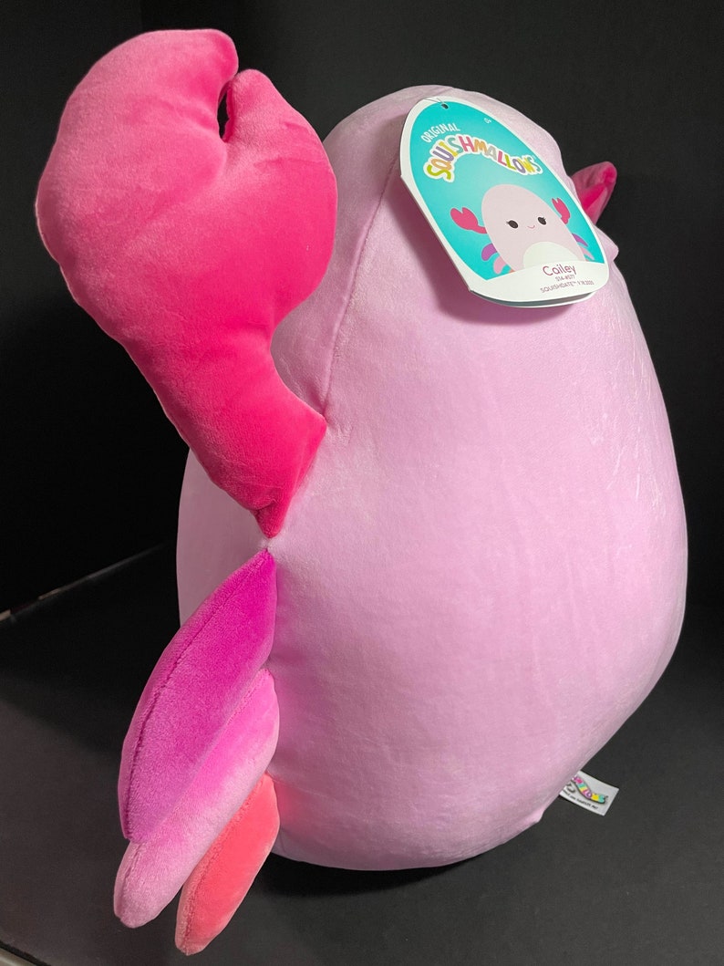 Squishmallow 14 Cailey Pink Crab W/custom Hand-made - Etsy