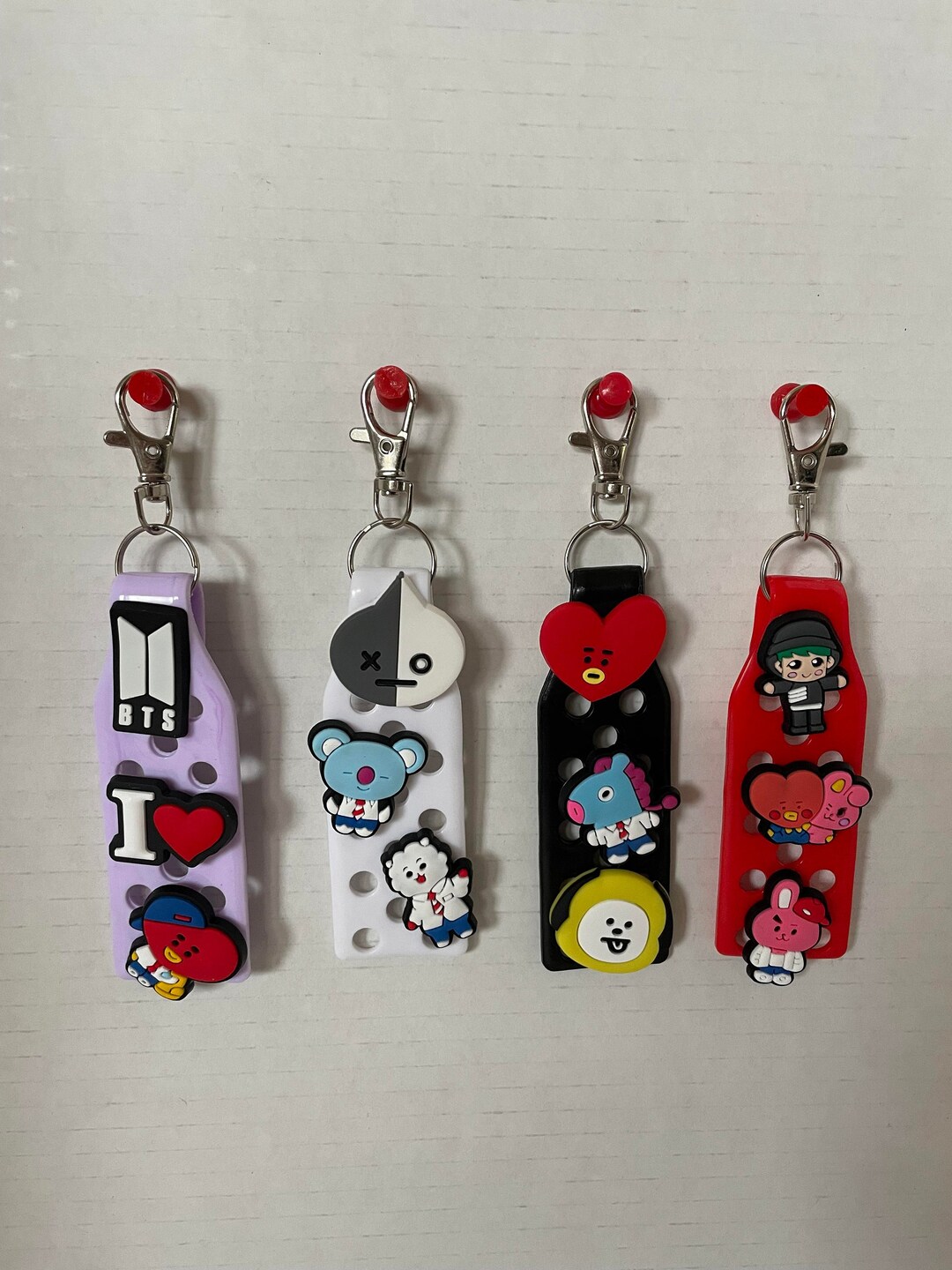BTS BT21 Inspired You Design Keychain Keyring Backpack/bag FOB Custom ...