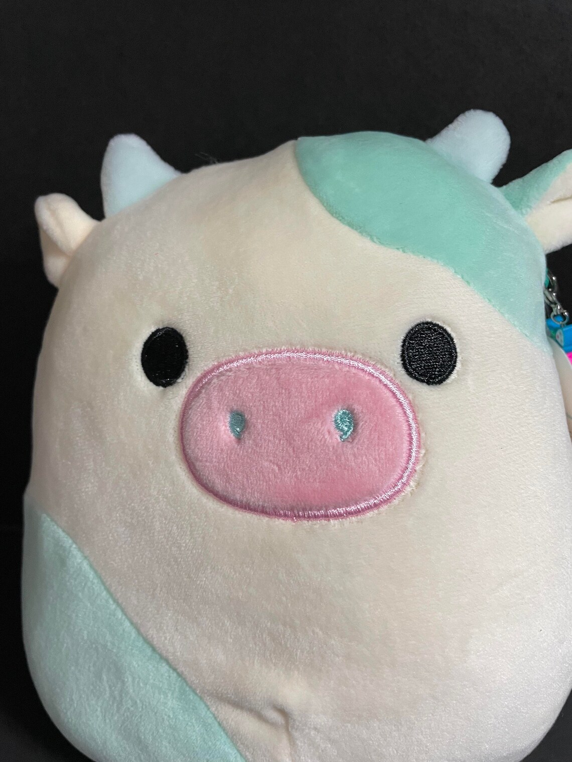 Squishmallow 8 Belana Cow Blue & White W/custom - Etsy