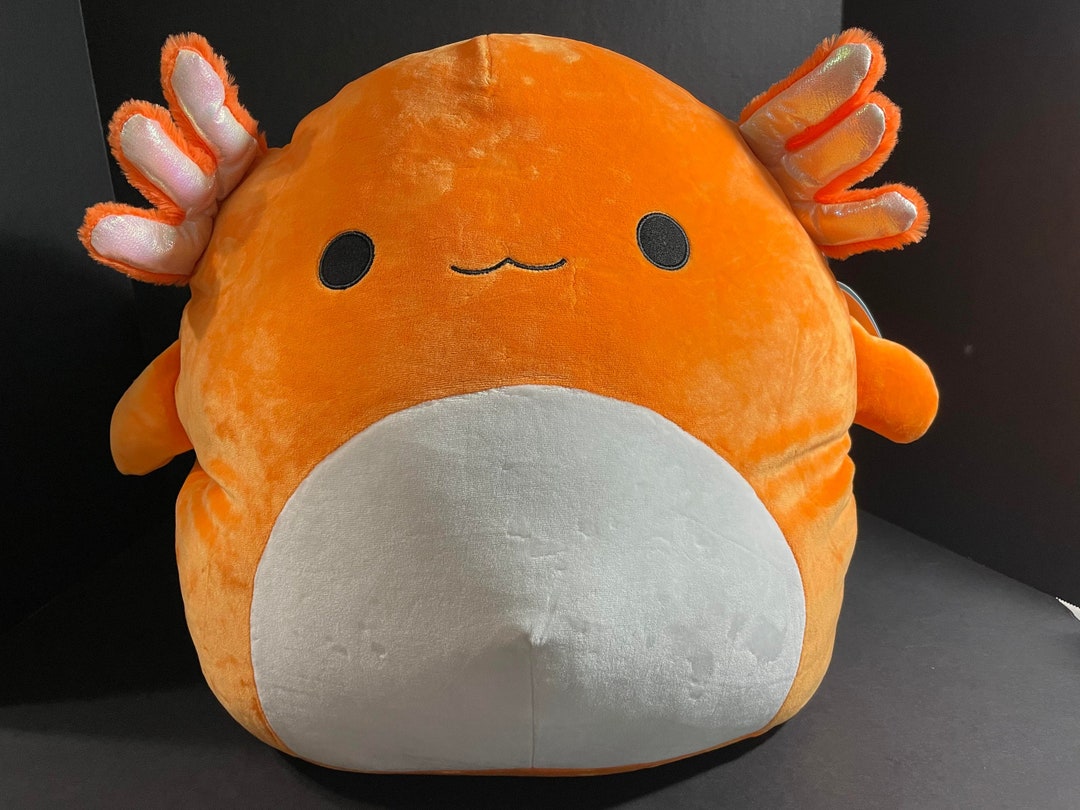 Squishmallow 16 Nico Axolotl W/custom Hand-made Beaded I Love SQUISH ...