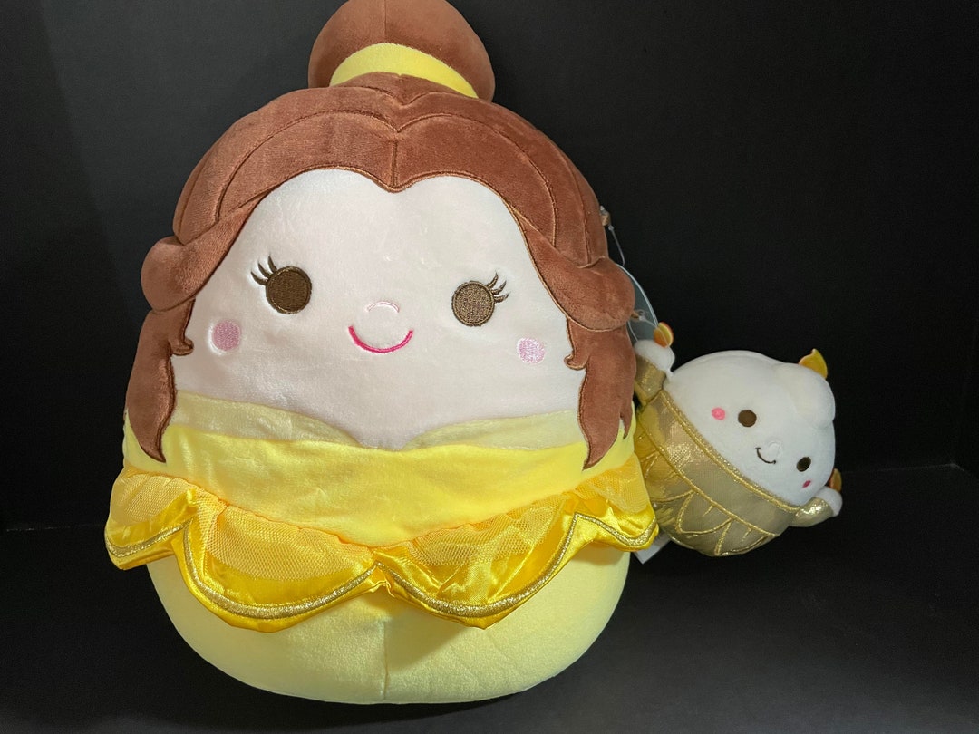 Squishmallow 10 Belle & 5 Luminere Beauty and the Beast W/custom Hand ...