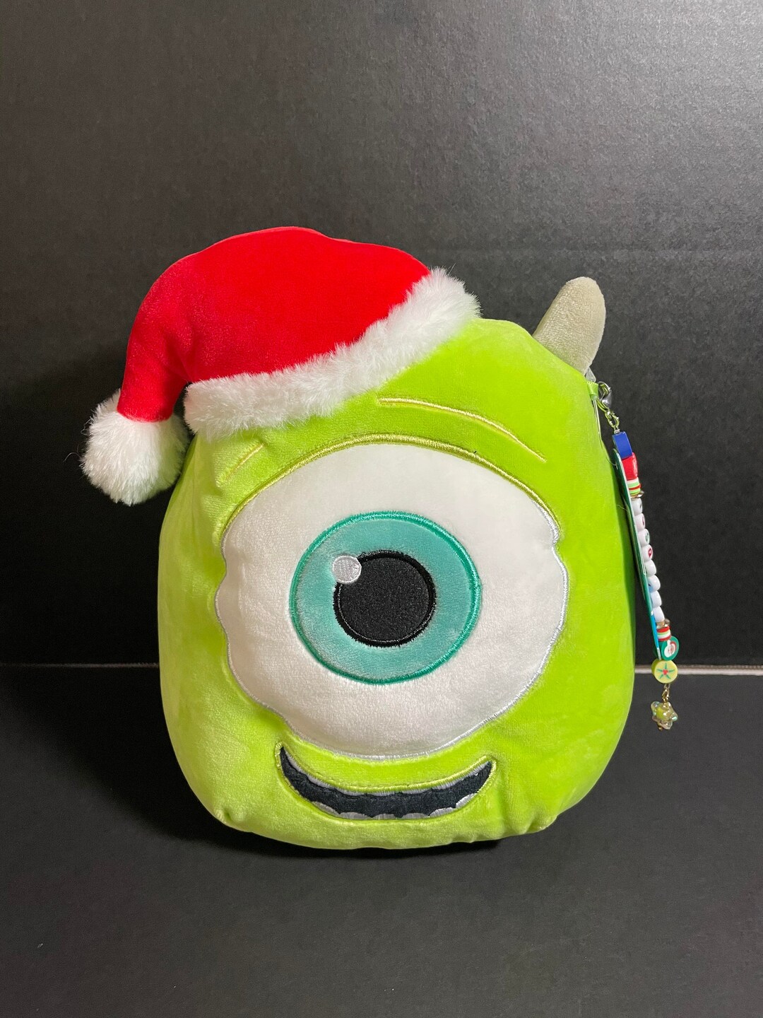 Squishmallow 8 Mike Wazowski Monster's Inc Santa Hat - Etsy