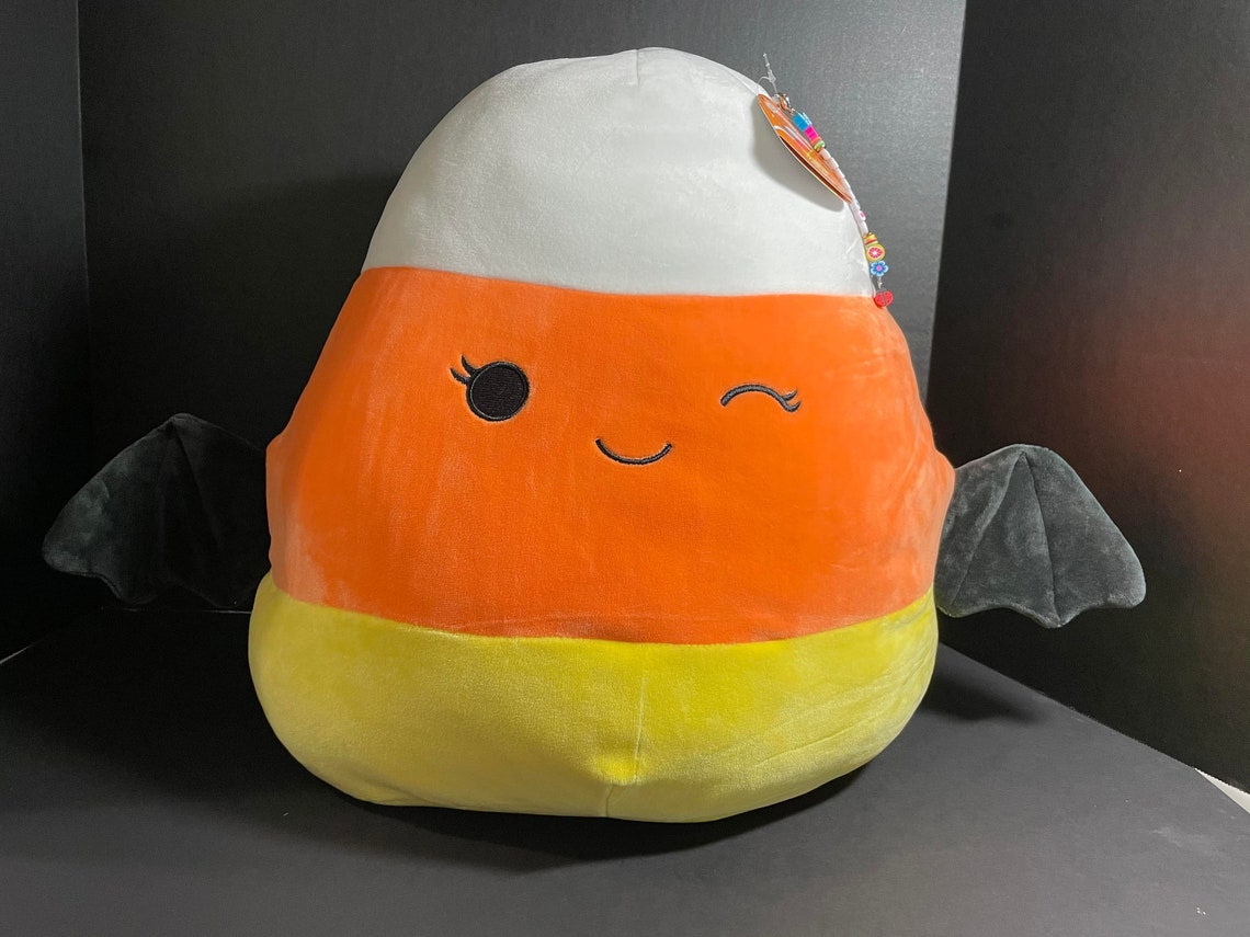 Squishmallow 16 Casey Candy Corn Bat W/custom Hand-made - Etsy